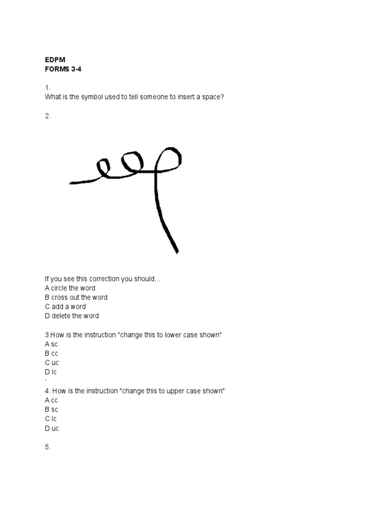 EDPM-Manuscript Signs Exercise | PDF | Graphic Design | Notation