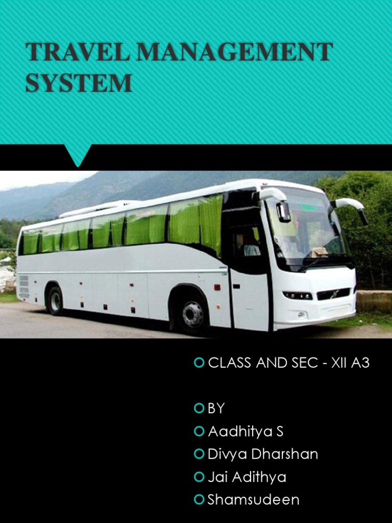 Travel Management System Pdf Central Processing Unit My Sql