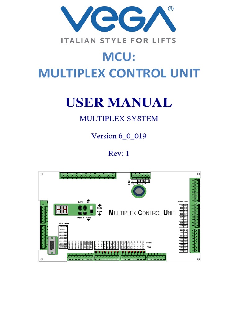 Manuale Multiplex (V6 - 0 - 019) Rev.1 | PDF | Power Supply | Parameter (Computer Programming)