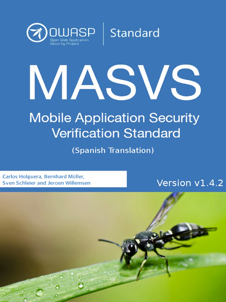 OWASP - MASVS-v1 4 2-Es | PDF | Software de la aplicacion | Software OWASP - MASVS-v1 4 2-Es | PDF | Software de la aplicacion | Software