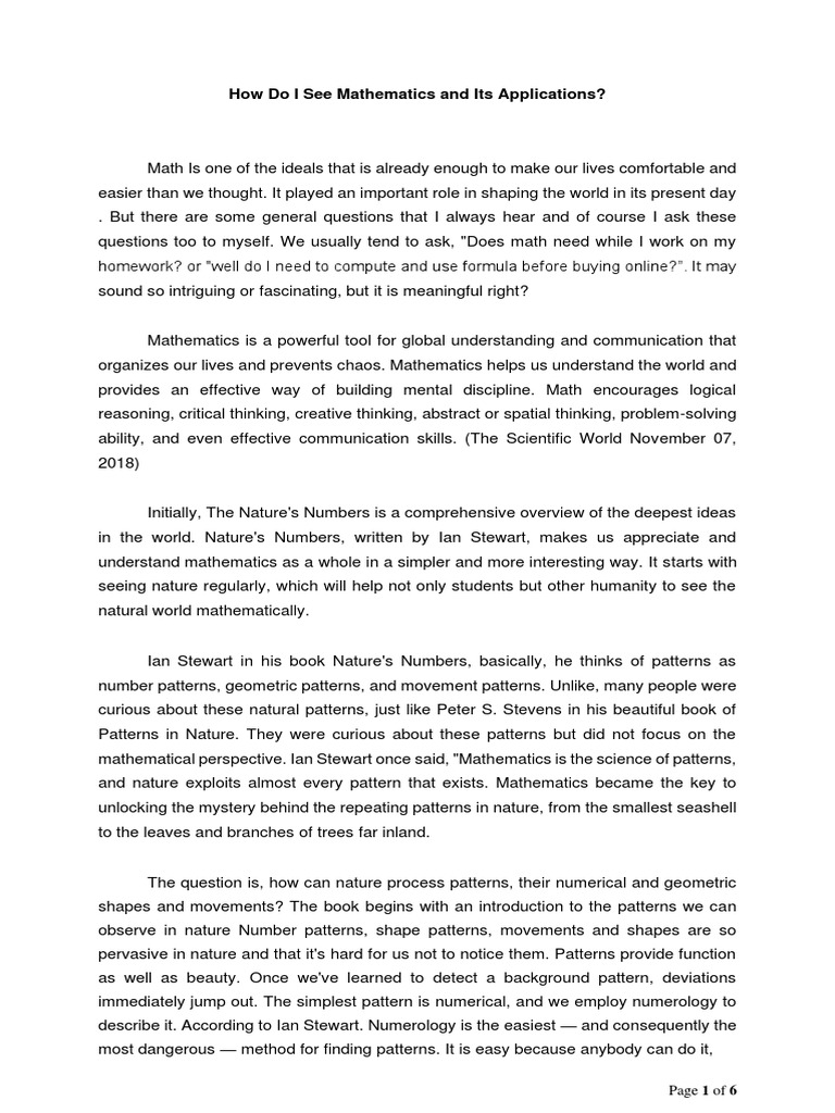 Synthesis Paper MMW.1663933460891 v2.1 | PDF | Mathematics | Pattern