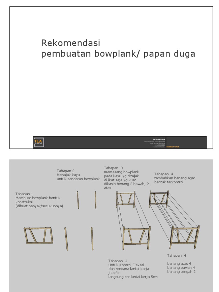 Rekomendasi Bowplank Drainase | PDF