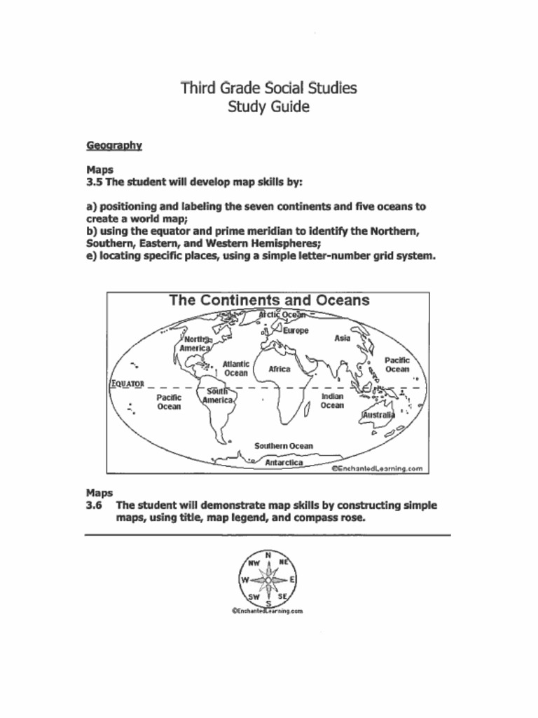 Map Study Guide | PDF