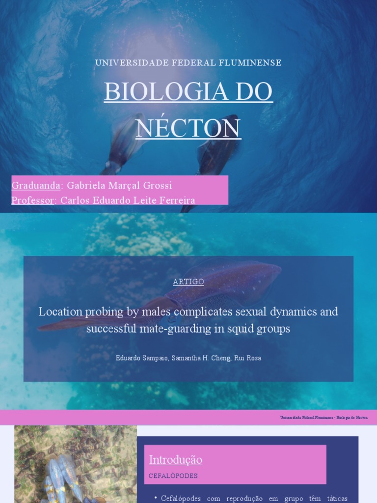 Biologia Do Nécton | PDF | Espécies | Biologia