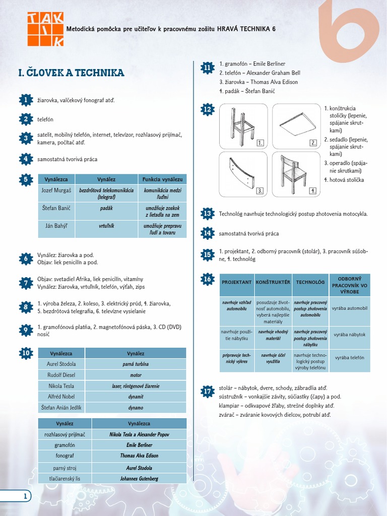 Hravá Technika 6 - RIEŠENIA | PDF