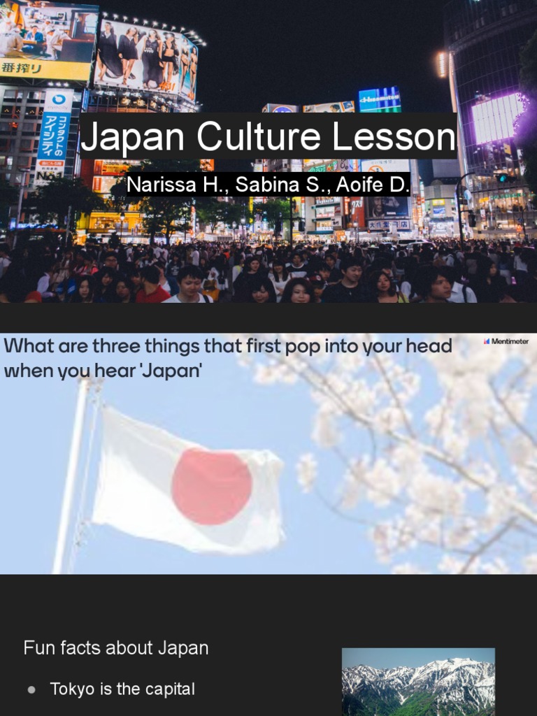 Japan Culture Lesson | PDF | Origami | Japanese Language
