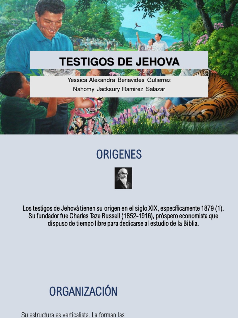 Orígenes y Creencias de los Testigos de Jehová | PDF | Religión y ...