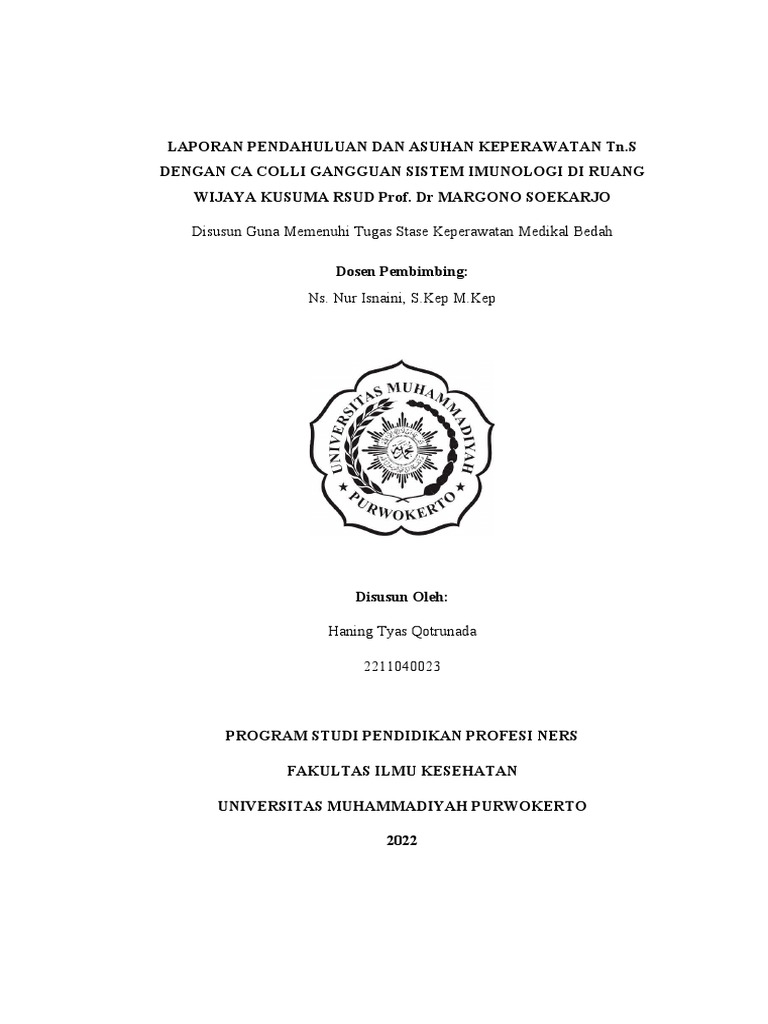 LP, ASKEP CA Colli | PDF