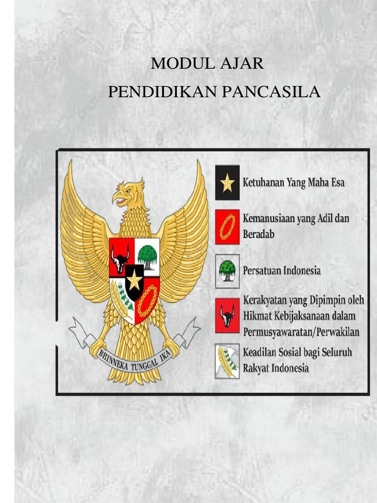 MODUL AJAR. Pendidikan Pancasila | PDF