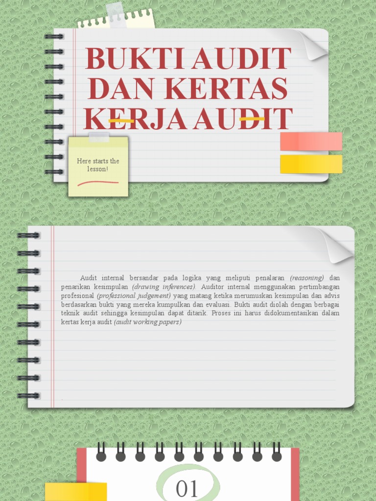 Audit Internal - Bukti Audit Dan Kertas Kerja Audit | PDF