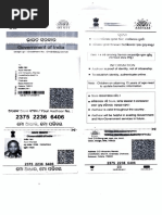 Pancard Back Side | PDF