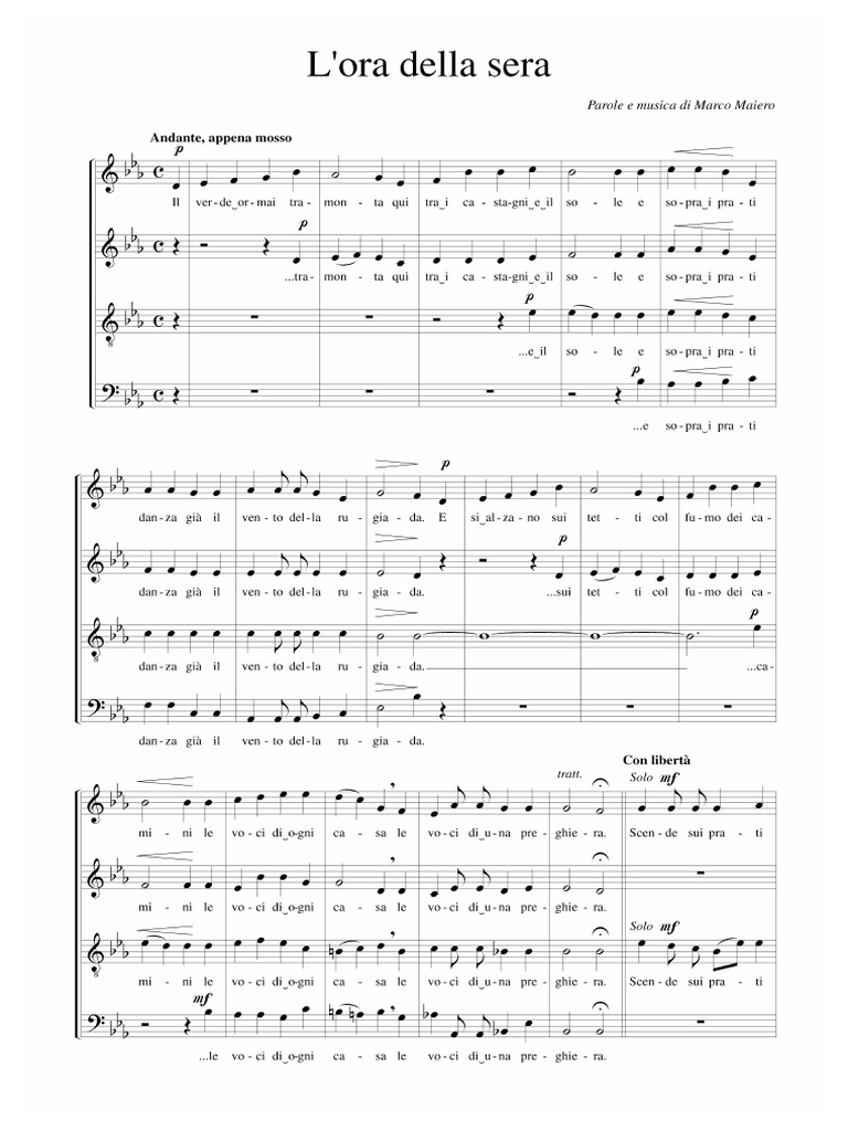 Lora Della Sera | PDF