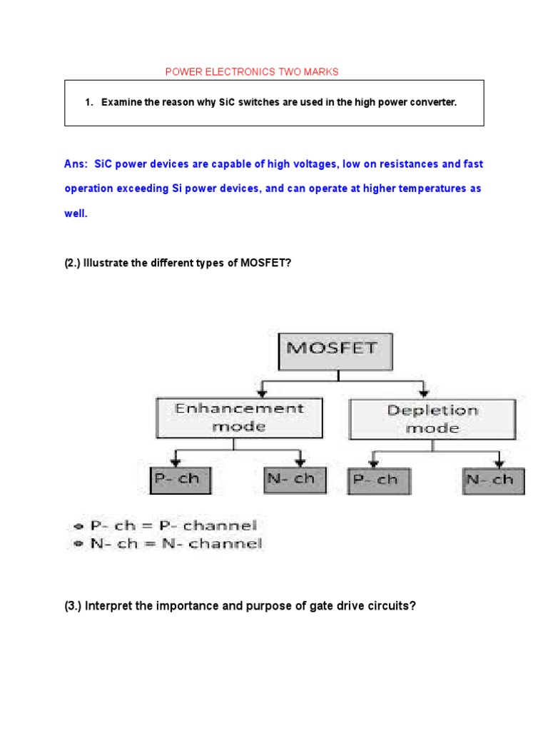 Power Electronics 2-M | PDF | Field Effect Transistor | Mosfet