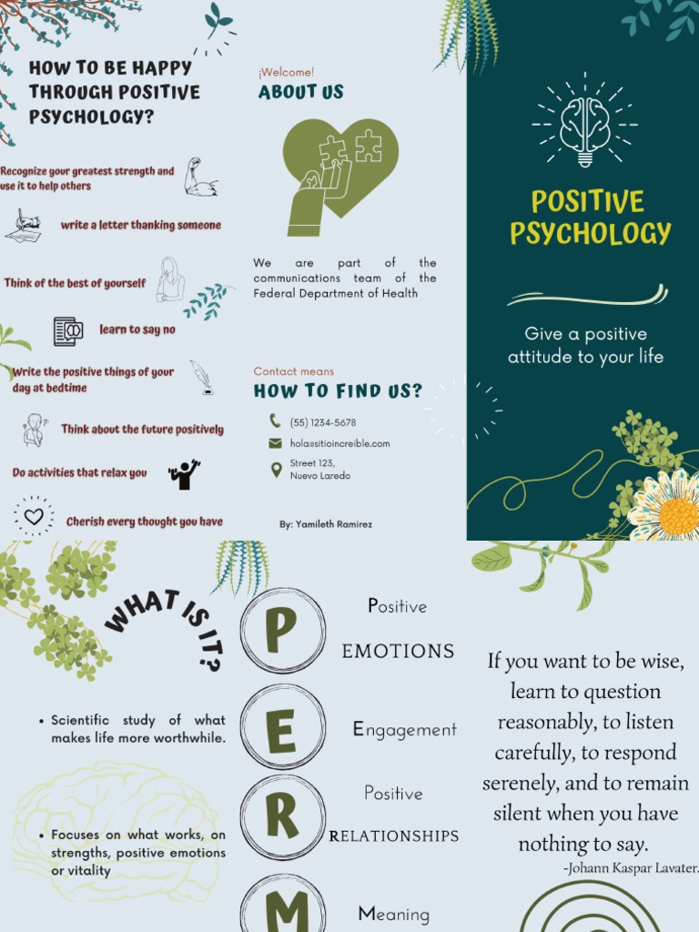 Positive Psychology | PDF