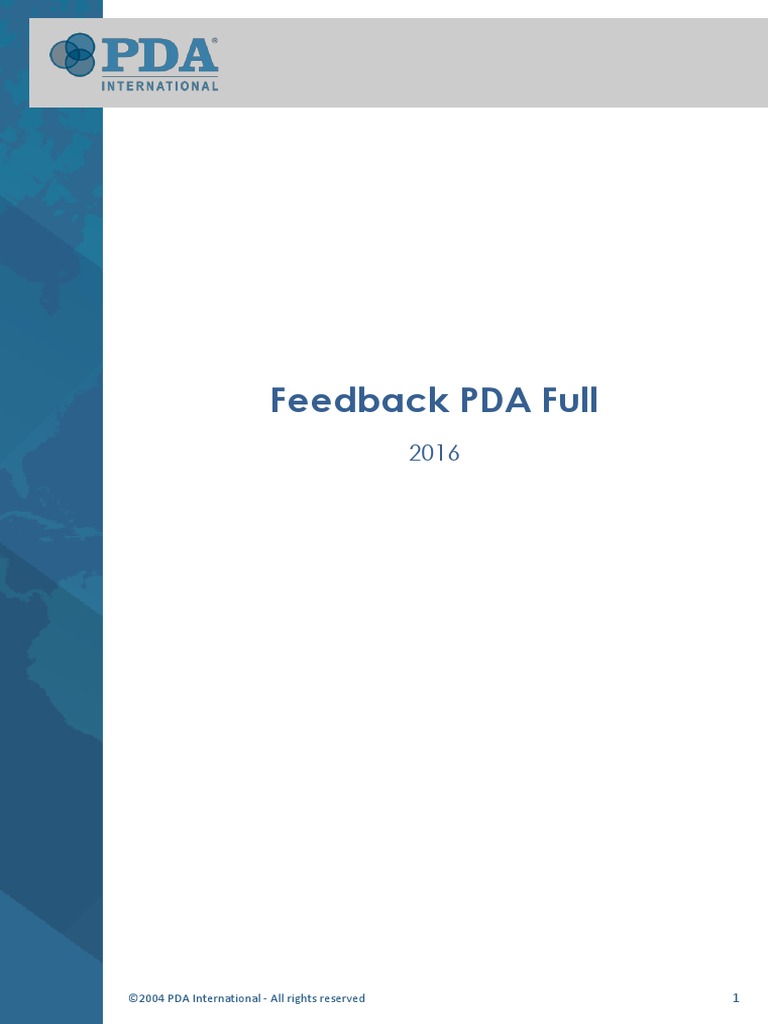 Feedback PDA Full | PDF | Las emociones | Comportamiento
