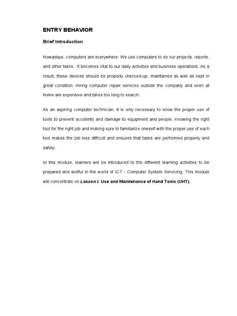 TLE Grade8 ICT-CSS Module4 Quarter1 Week1 | Download Free PDF ...