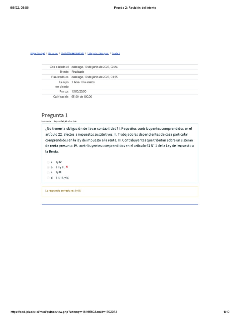 Prueba 2 - Derecho Tributario | PDF | Impuestos | Contabilidad