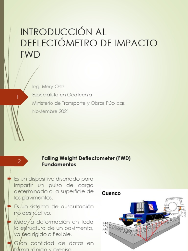 L3 Deflectometro de Impacto y Procesamiento Datos | PDF | Desviación ...
