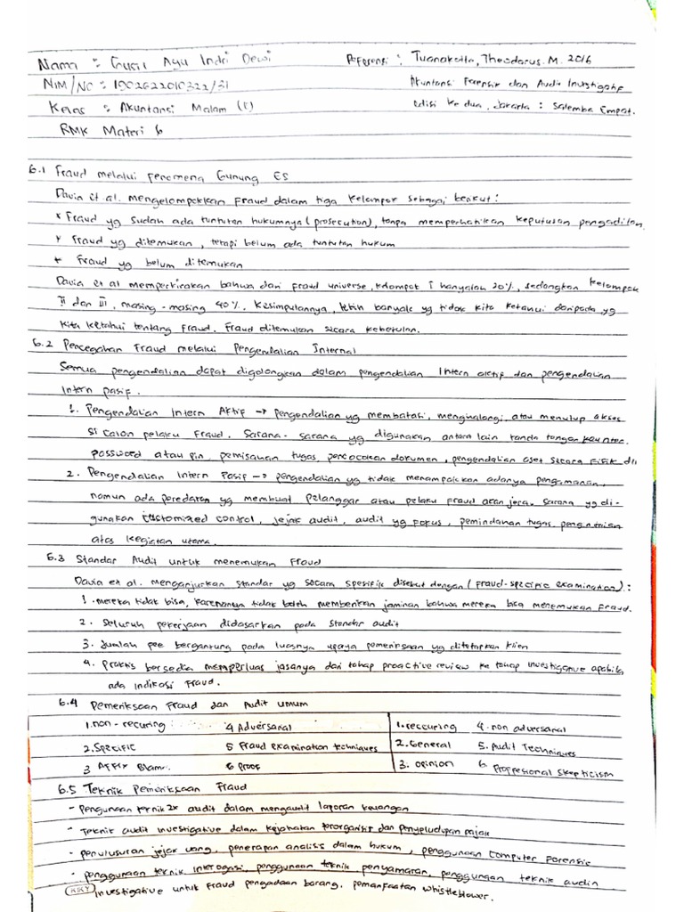 RMK 6 Ak - Forensik Indri | PDF