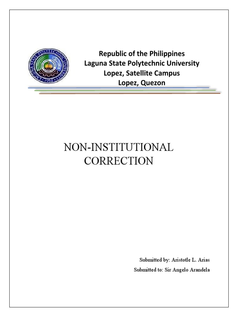Introduction To Community Based Program | PDF | Prison | Probation