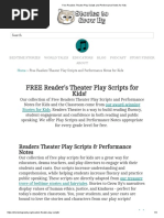 Theatre Program Template Example | PDF | Leisure