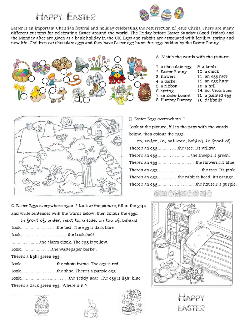 Happy Easter | PDF | Easter | Easter Egg