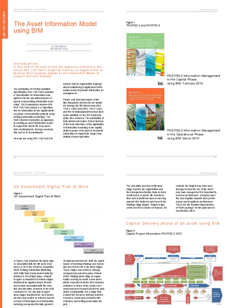 The Asset Information Model Using BIM | PDF | Building Information ...