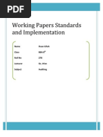 Audit Working Paper Template | PDF