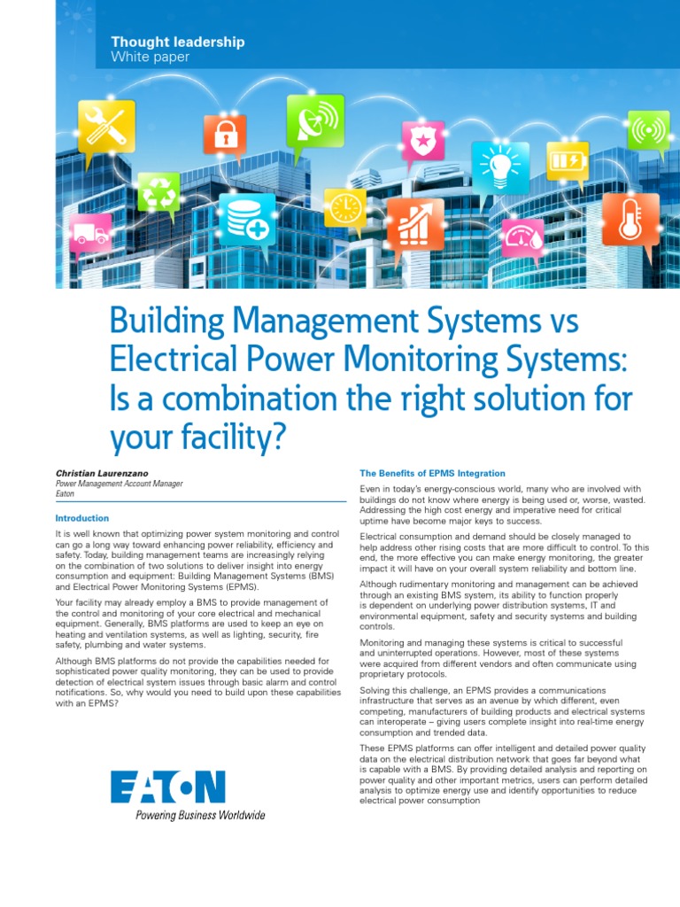 Building Management Systems Vs Electrical Power Monitoring Systems-Is A ...