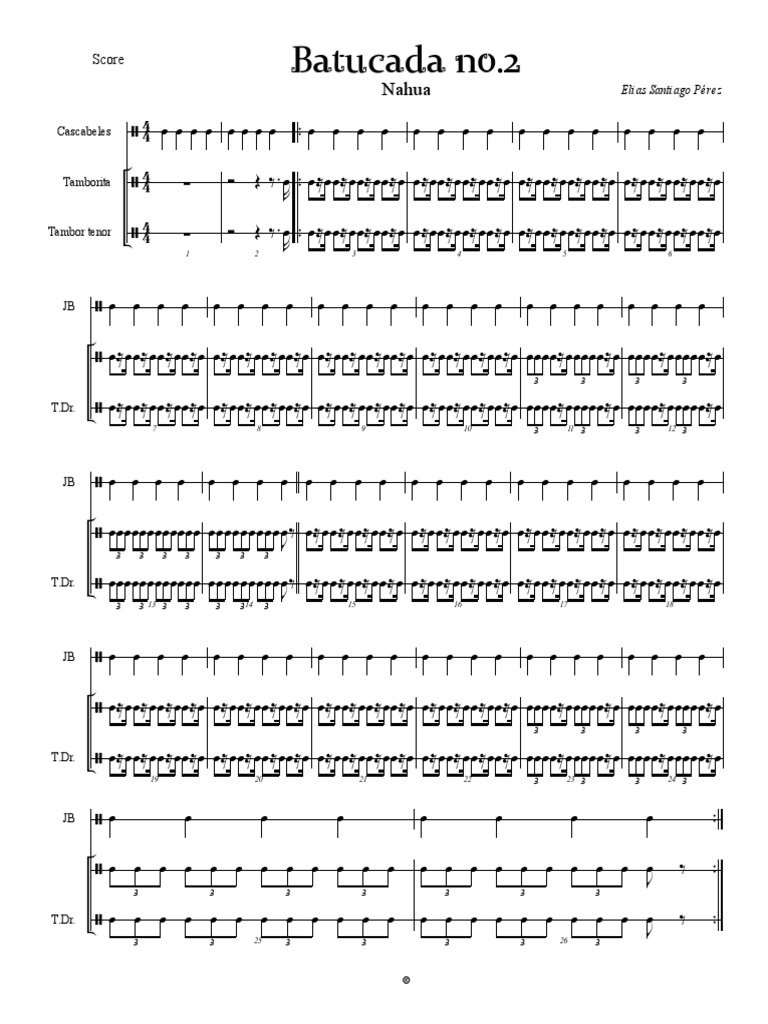 Batucada No. 2 | PDF
