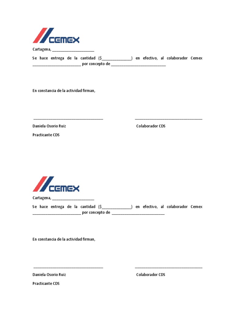 Formato Nota de Entrega | PDF