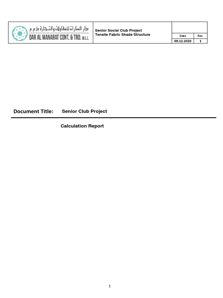 Design Report - Shade Structure | PDF | Building Technology | Materials