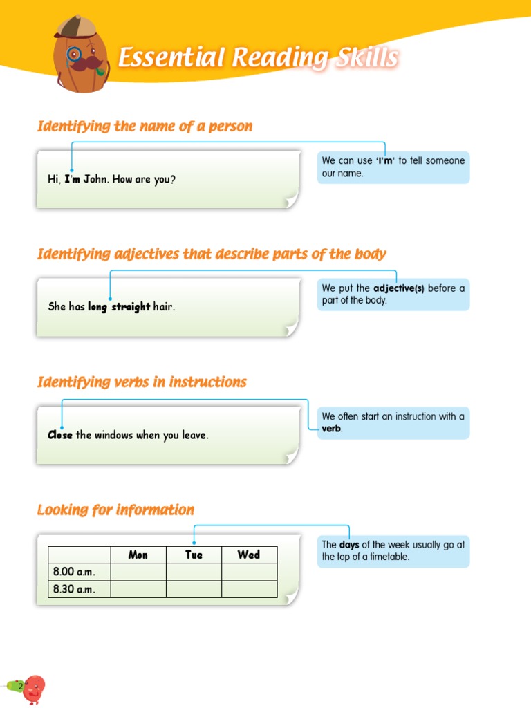 Essential Reading Skills Guide | PDF | Linguistics