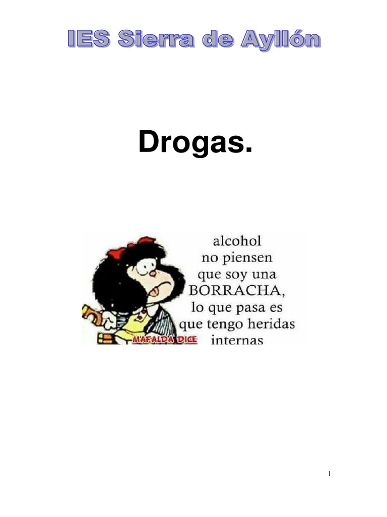 Drogas Pdf La Dependencia De Sustancias Alcoholismo