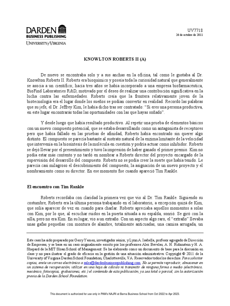 Knowlton Robert S (A) | PDF | Pensamiento | Química