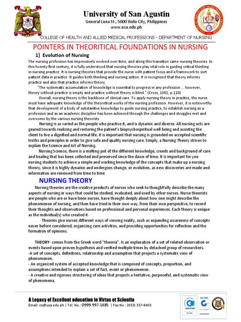 Reviewer in TFN | PDF | Theory | Nursing