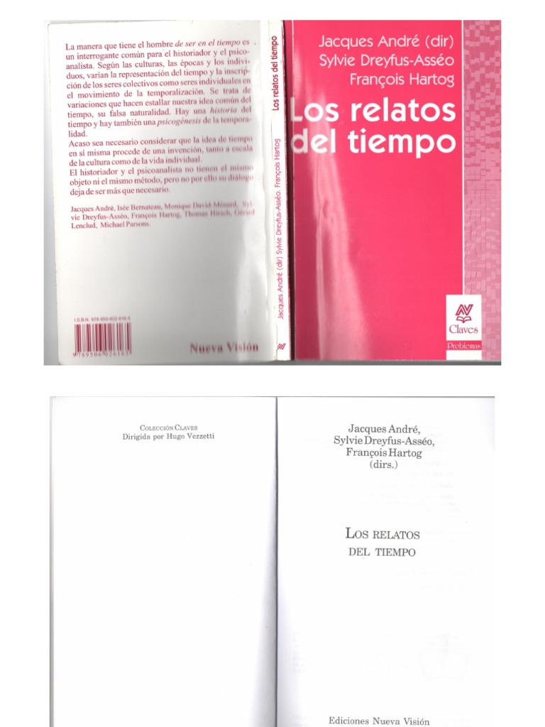 André Jacques, Dreyfus-Asséo Sylvie y Hartog Francois - Los Relatos Del ...
