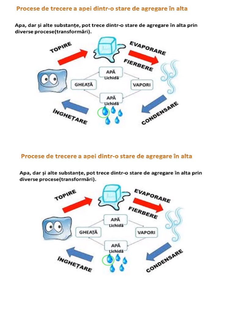 Procese Stari de Agregare Ale Apei de Lipit | PDF