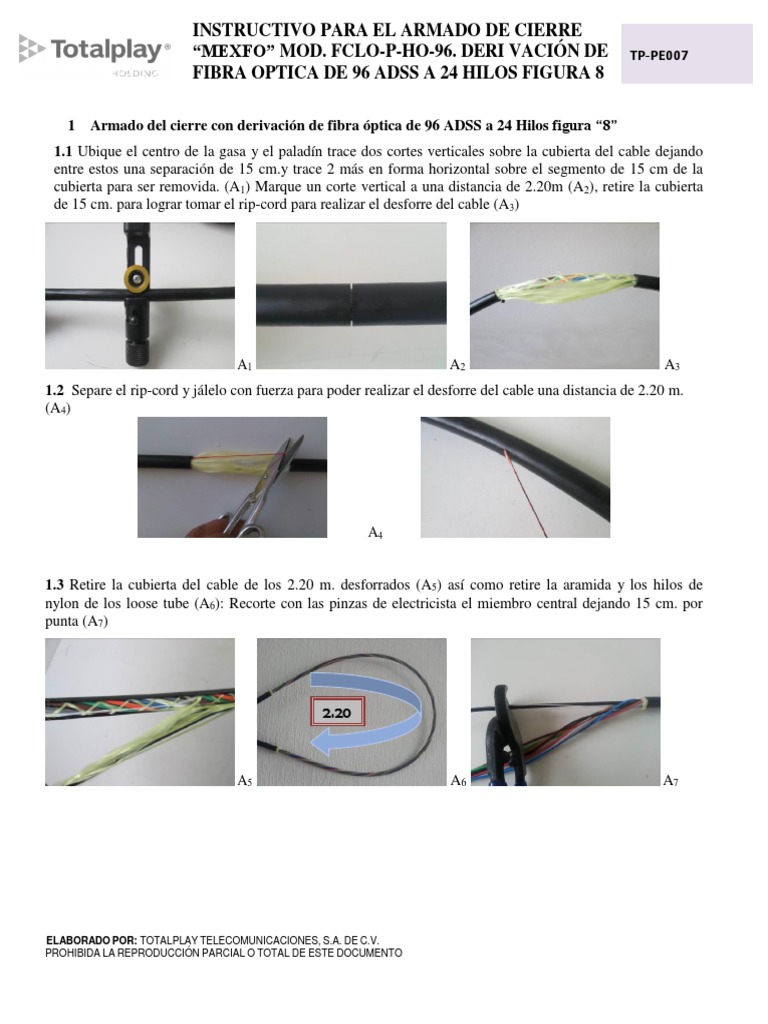 TP-PE007 Instructivo para El Armado de Cierre "Mexfo" Mod. FCLO-P-HO-96 ...
