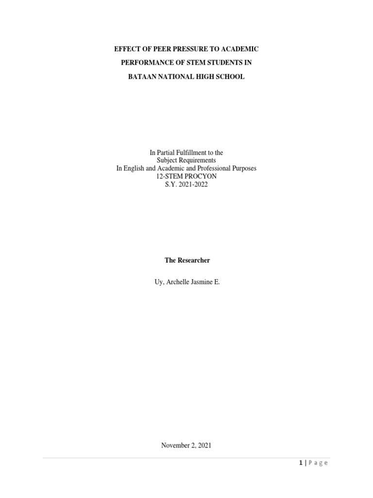 Final Paper | PDF | Adolescence | Psychology