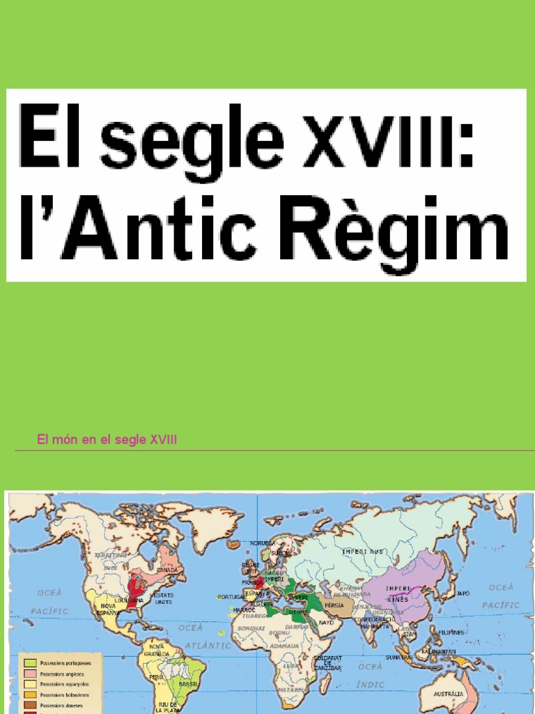 Resum Tema Segle XVIII | PDF