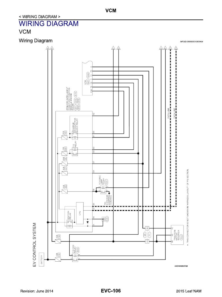 Diagrama Electrico VCM Leaf 2015 | PDF