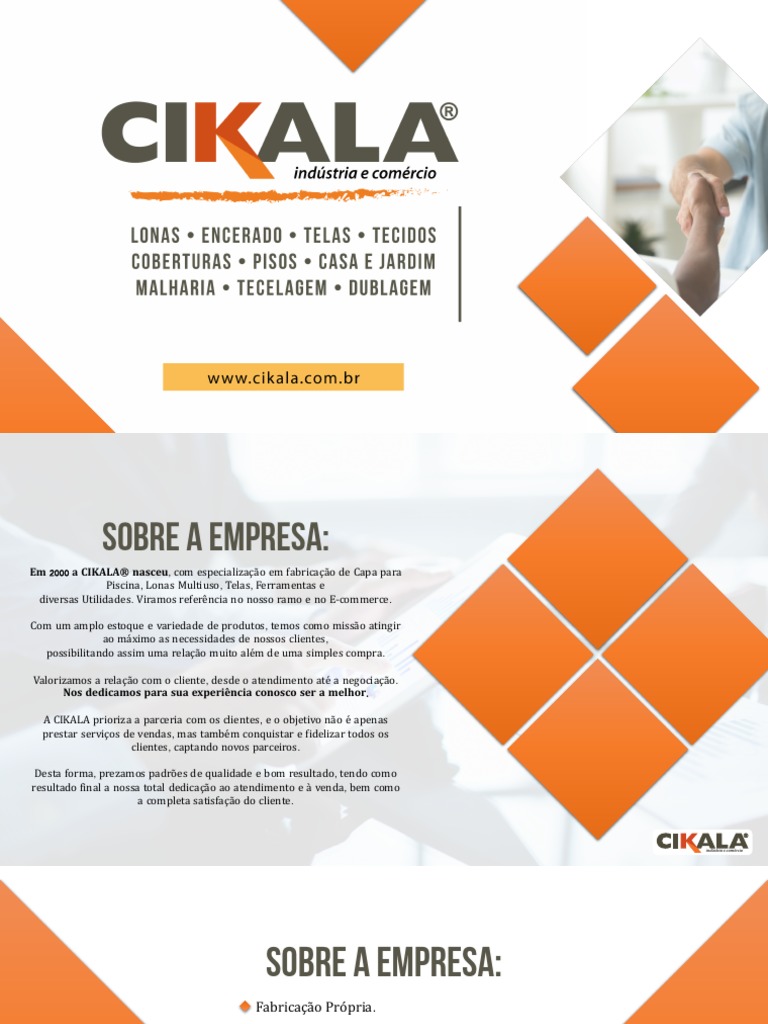 Apresentação CIKALA Alexandra | PDF | Qualidade (negócios) | Tela de ...