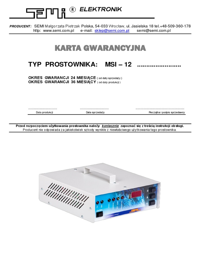 Instr. MSI 2017 | PDF