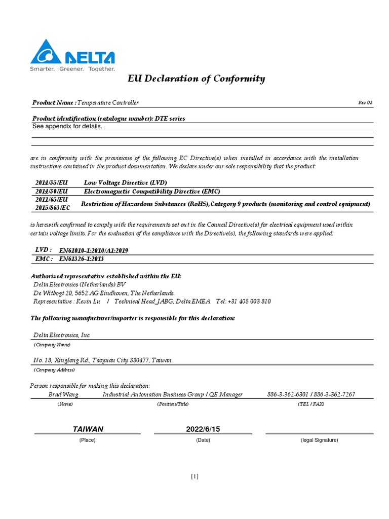 Delta Ia Icd Dte Ce en 20220615 | PDF | Electrical Engineering ...