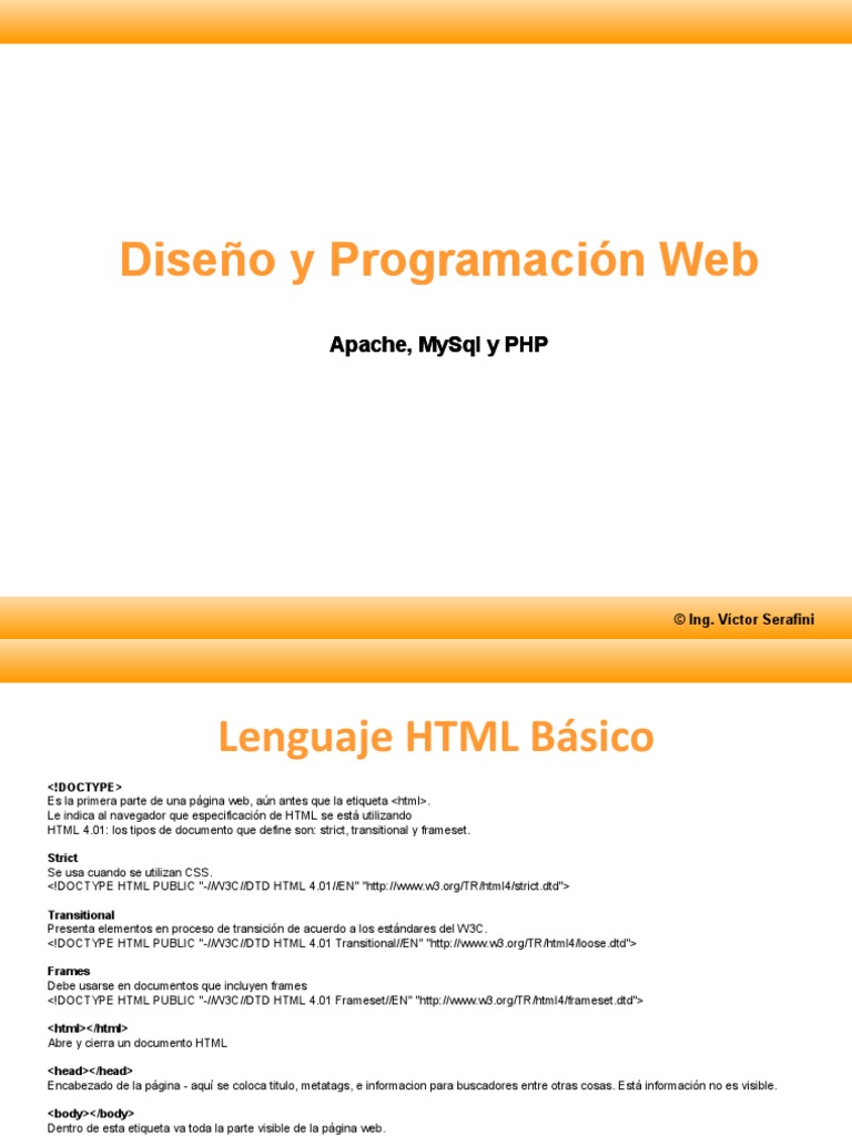 HTML Basico | PDF | HTML | Página web