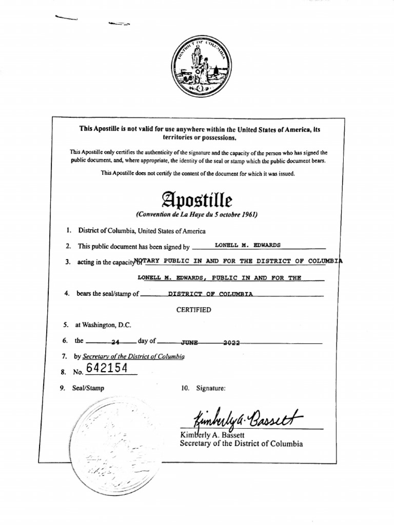 Affidavit of Repudiation | PDF