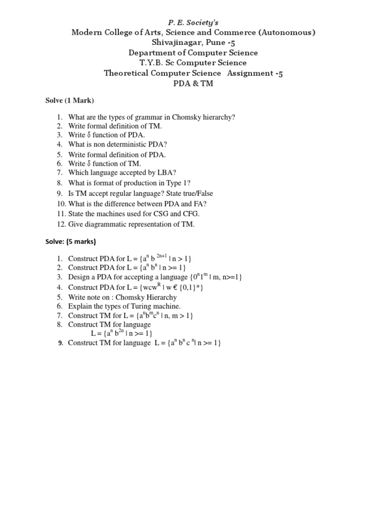 Pda & TM | PDF