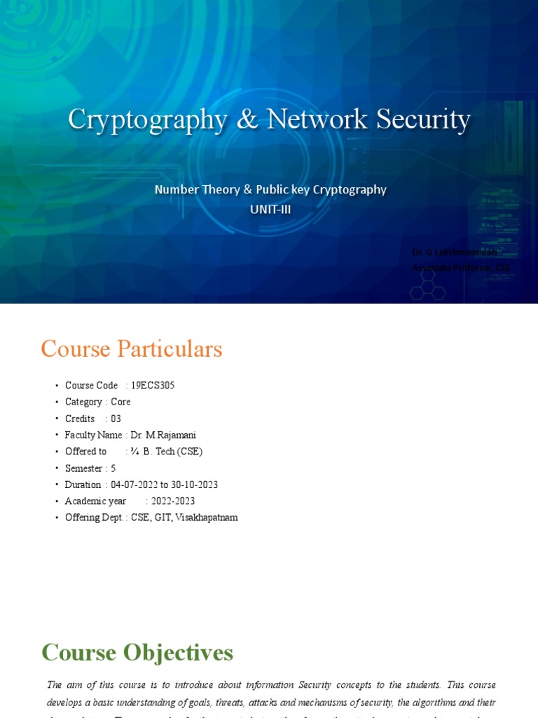 Cns Unit 3 | PDF | Cryptography | Public Key Cryptography