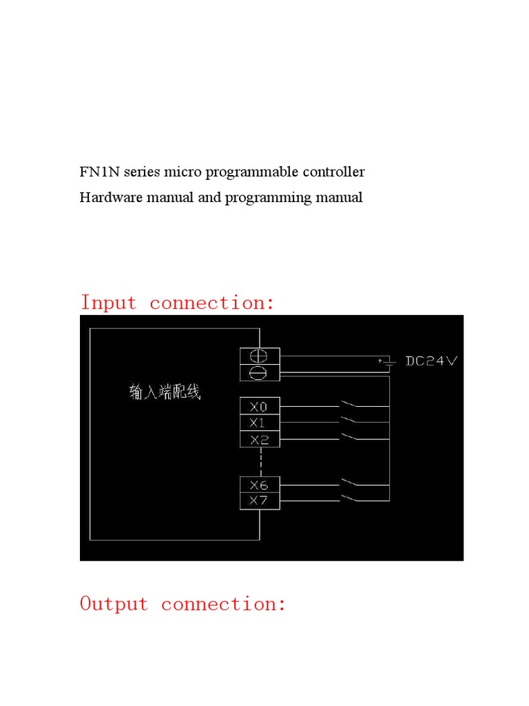 FX1N PLC Manual | PDF | Programmable Logic Controller | Microcontroller